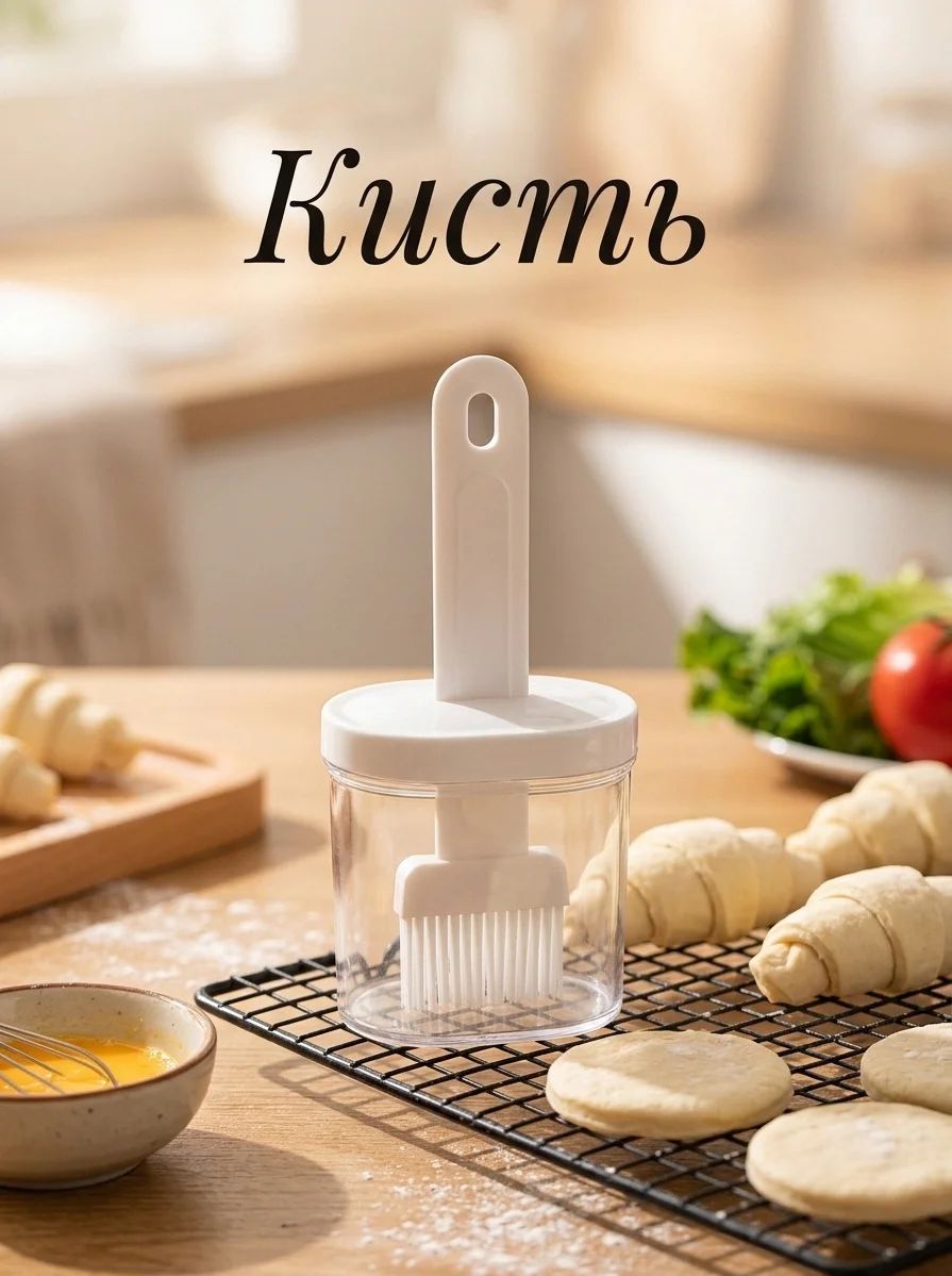 Кисть кулинарная, 17 см х 7.5 см, 1 предм.