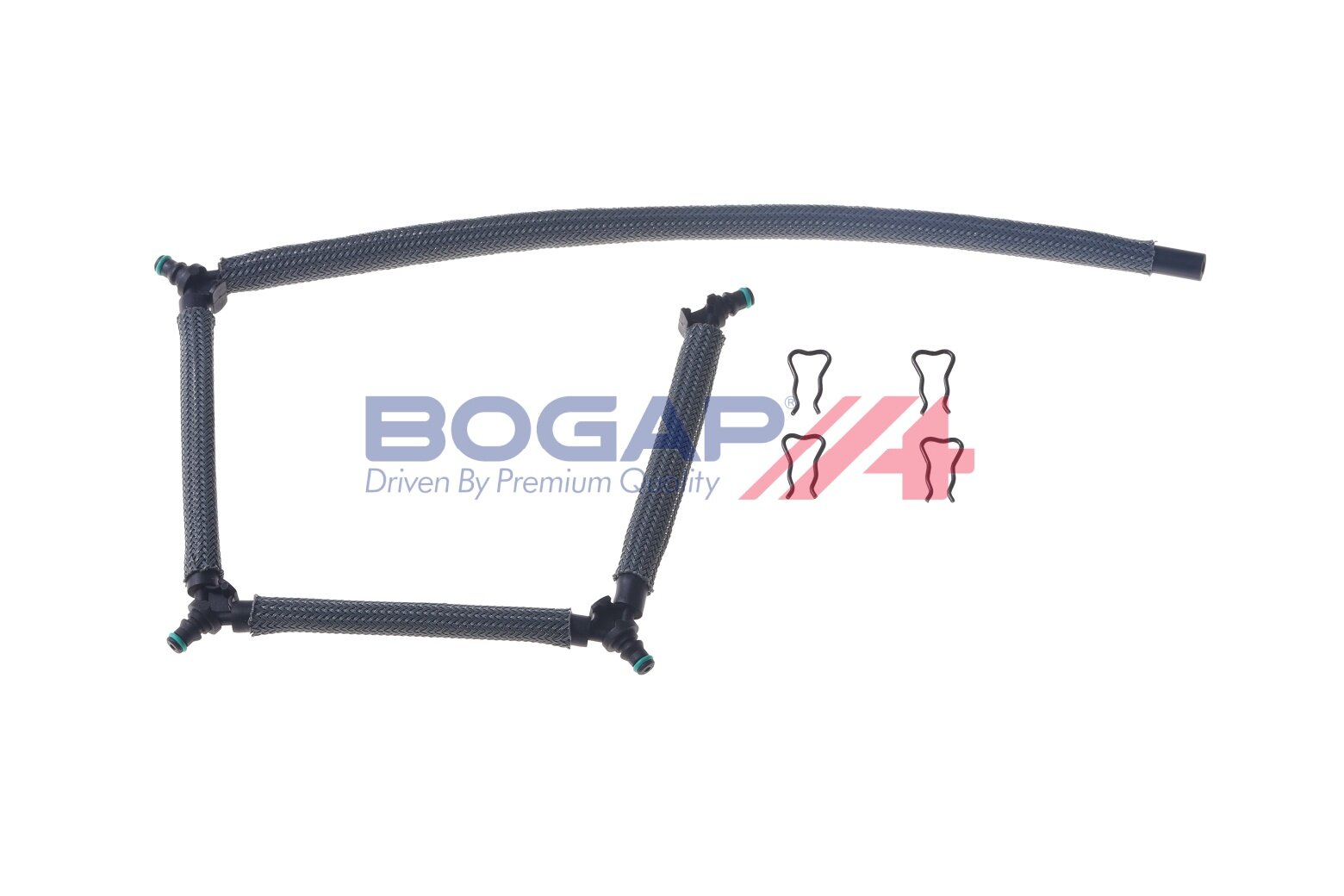 Топливня трубка (обратка) Citroen C4/C5, Peugeot 307 2.0 Hdi, Ford Focus/Mondeo/Galaxy/C-MAX BOGAP P1621100