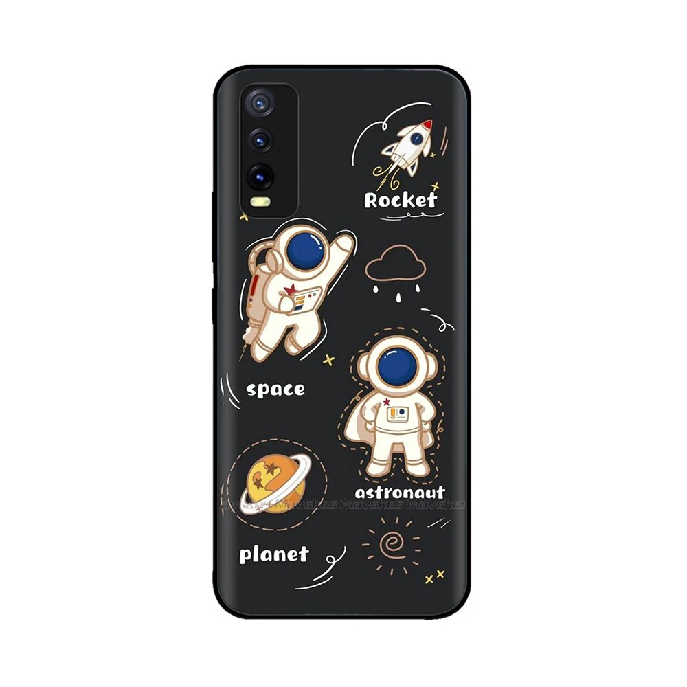 Чехол для телефона Vivo Y20 Y20i Y20a Y20s Vivo Y11s Y12s, мягкая Черный, 01720, For Vivo Y11s Y12s