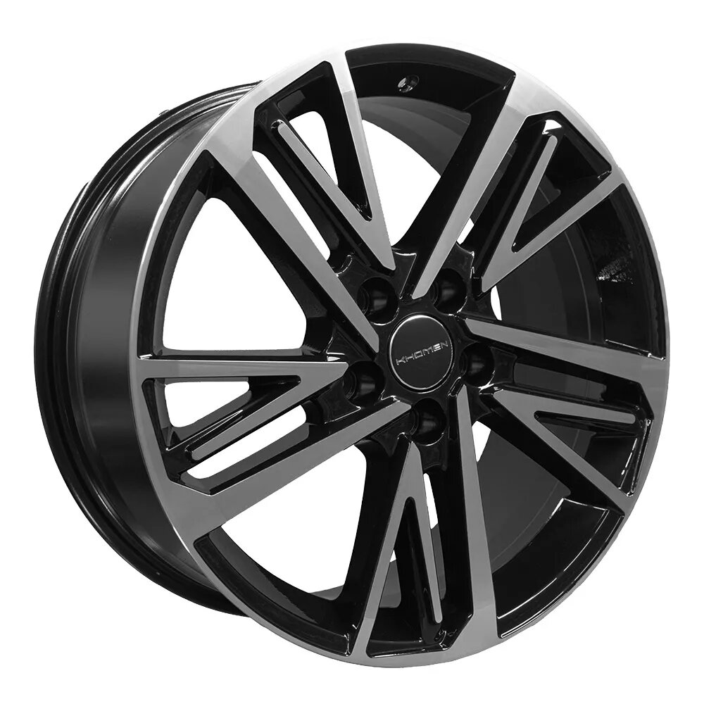 Колесный диск Khomen KHW1815 8x18 5x112 ET48 D57.1 Black-FP литой