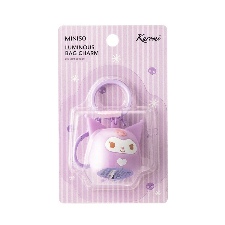 MINISO Cinnamoroll 20-летие лимитированная серия Куроми Дарума светящийся брелок подвеска на сумку