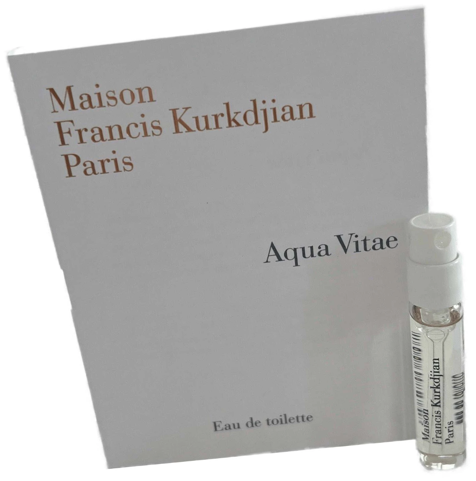 Туалетная вода Maison Francis Kurkdjian Aqua Vitae мини 2 / Сэмпл аромата Мейсон Франсис Куркджан Аква Вита