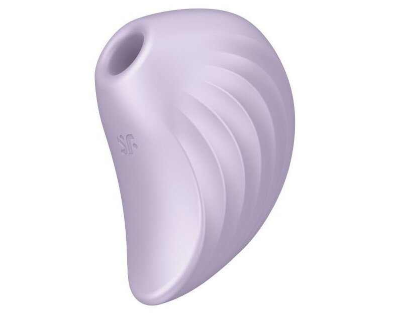 Фиолетовый стимулятор клитора Satisfyer Pearl Diver с вибрацией и водонепроницаемым силиконовым корпусом