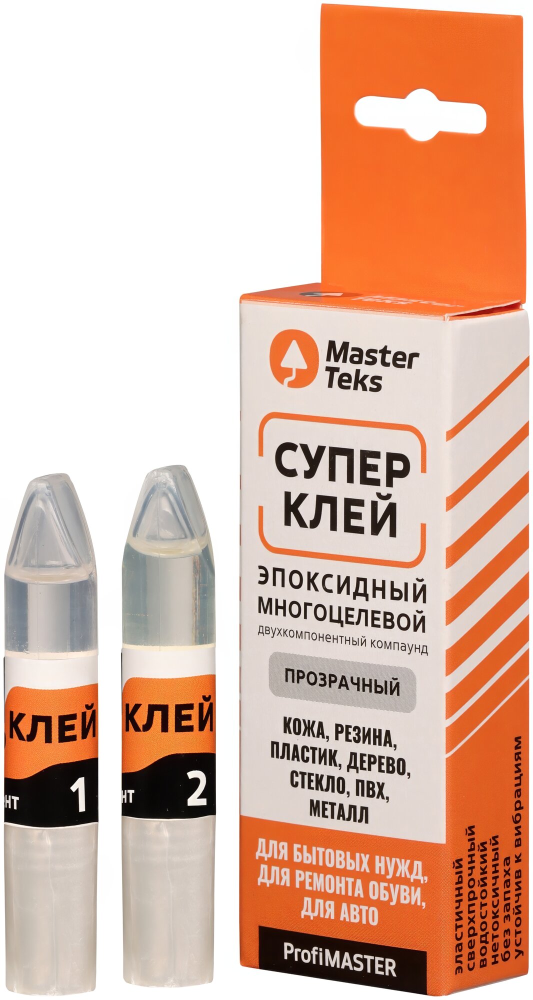 MasterTeks PM супер-клей эпоксидный многоцелевой 10 гр прозрачный