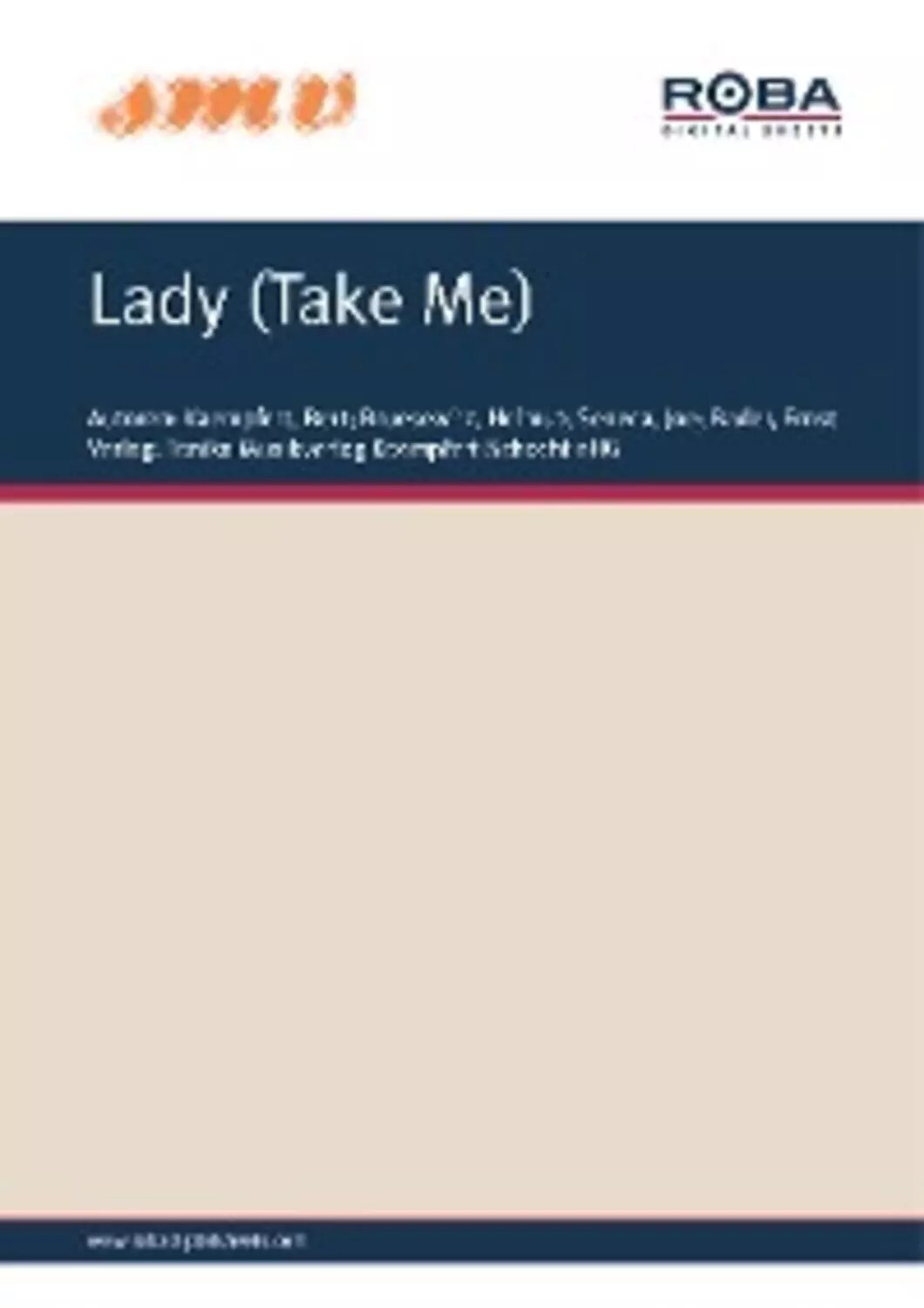 Lady (Take Me) [Цифровая книга]