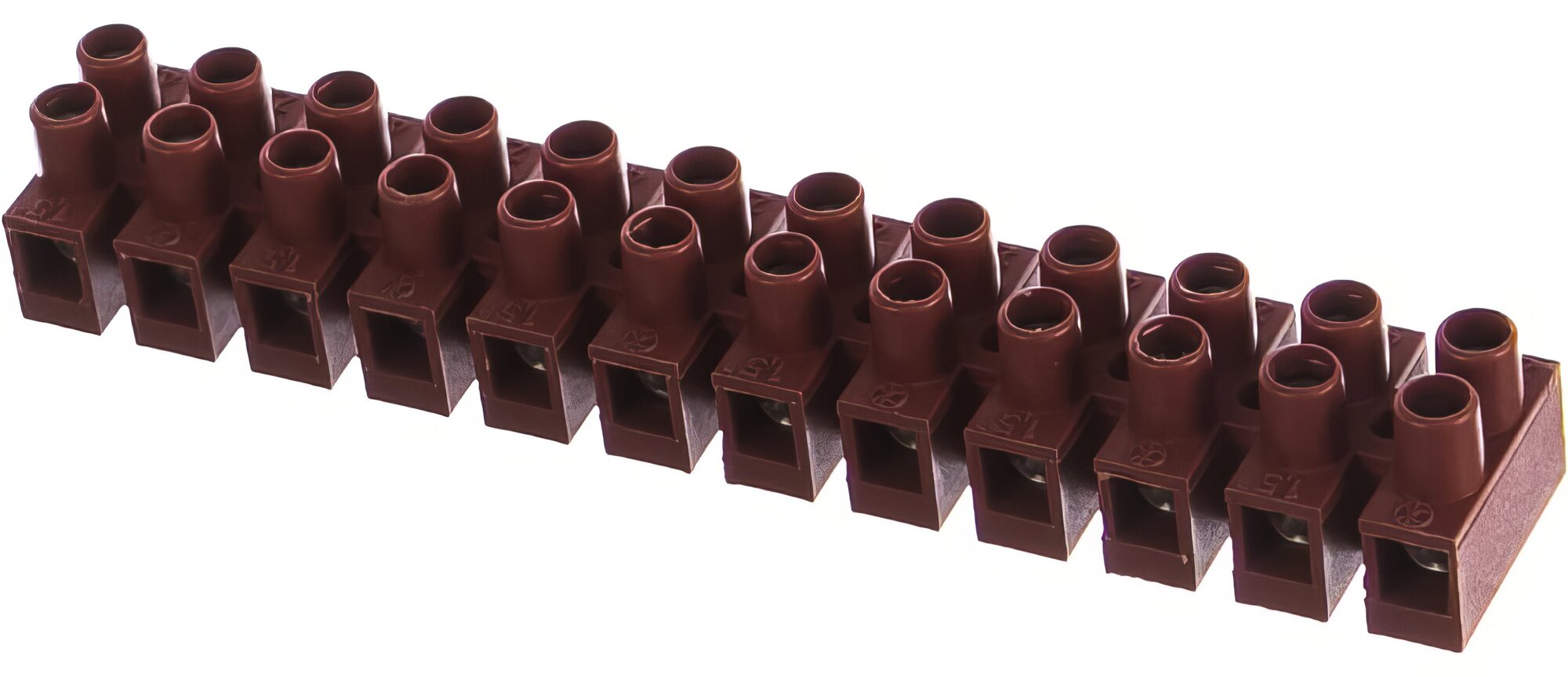 Клеммник 12р, 150оС, 450V, 24A, 2,5кв. мм DKC 43112FV