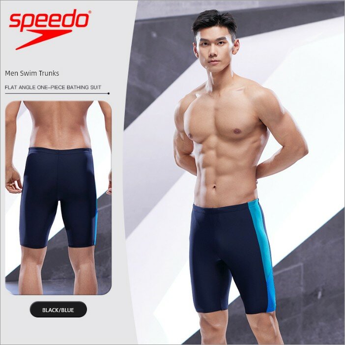 Спортивные плавки Speedo для мужчин, черно-синий, размер 36, быстросохнущие, устойчивые к хлору, комфортная посадка