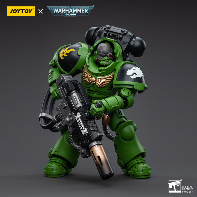JOYTOY Dark Source Warhammer 40K Salamander Eradicator Arbitrator Company Commander Four-Person Action Figure Guitar Gift for Men