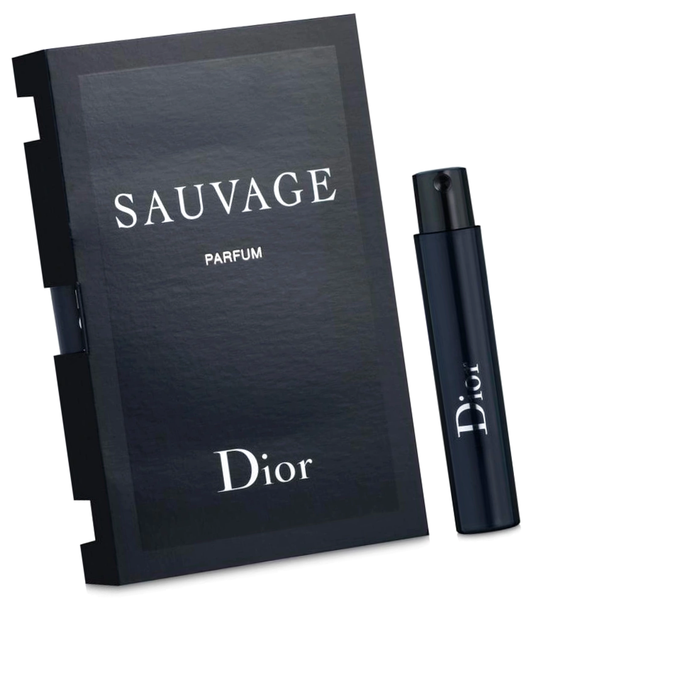Красивый аромат Christian Dior Sauvage Parfum пробник 1 / Духи Кристиан Диор Саваж Парфюм миниатюра / Сэмпл парфюма