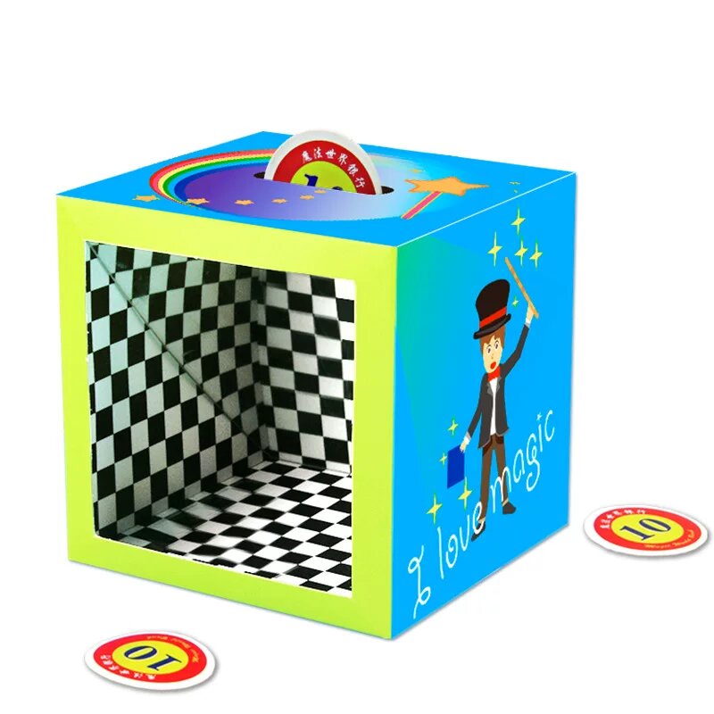 Игрушка-копилка для сборки, обучающий набор по физике с эффектом фокуса