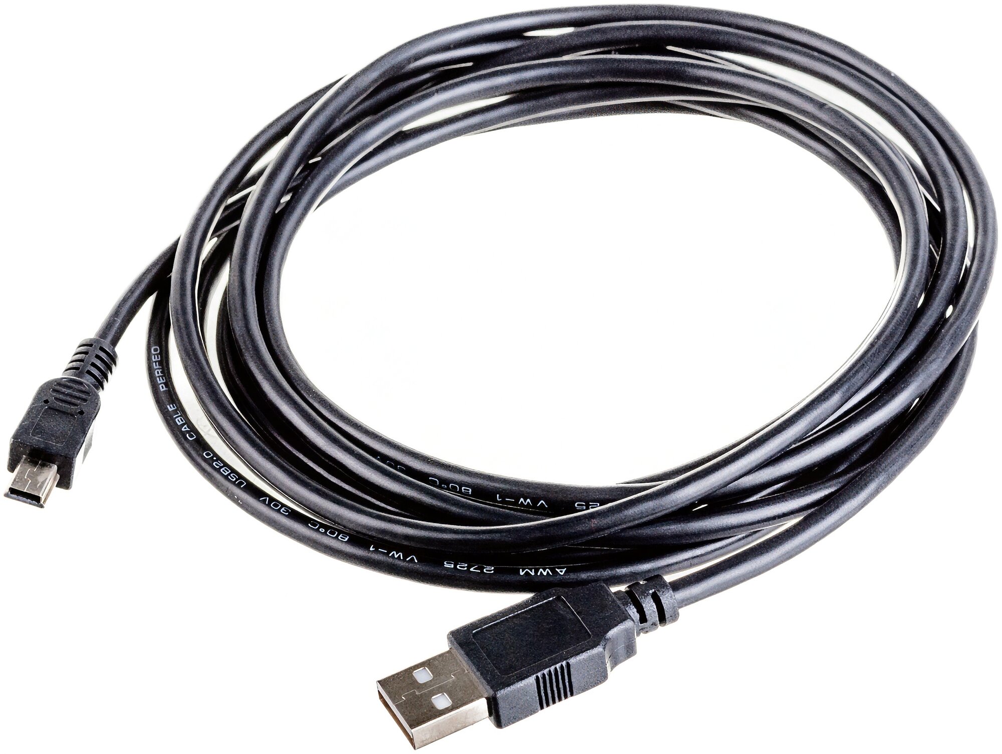 Кабель PERFEO USB2.0 A вилка - Mini USB вилка длина 3 м. U4303 30 005 759