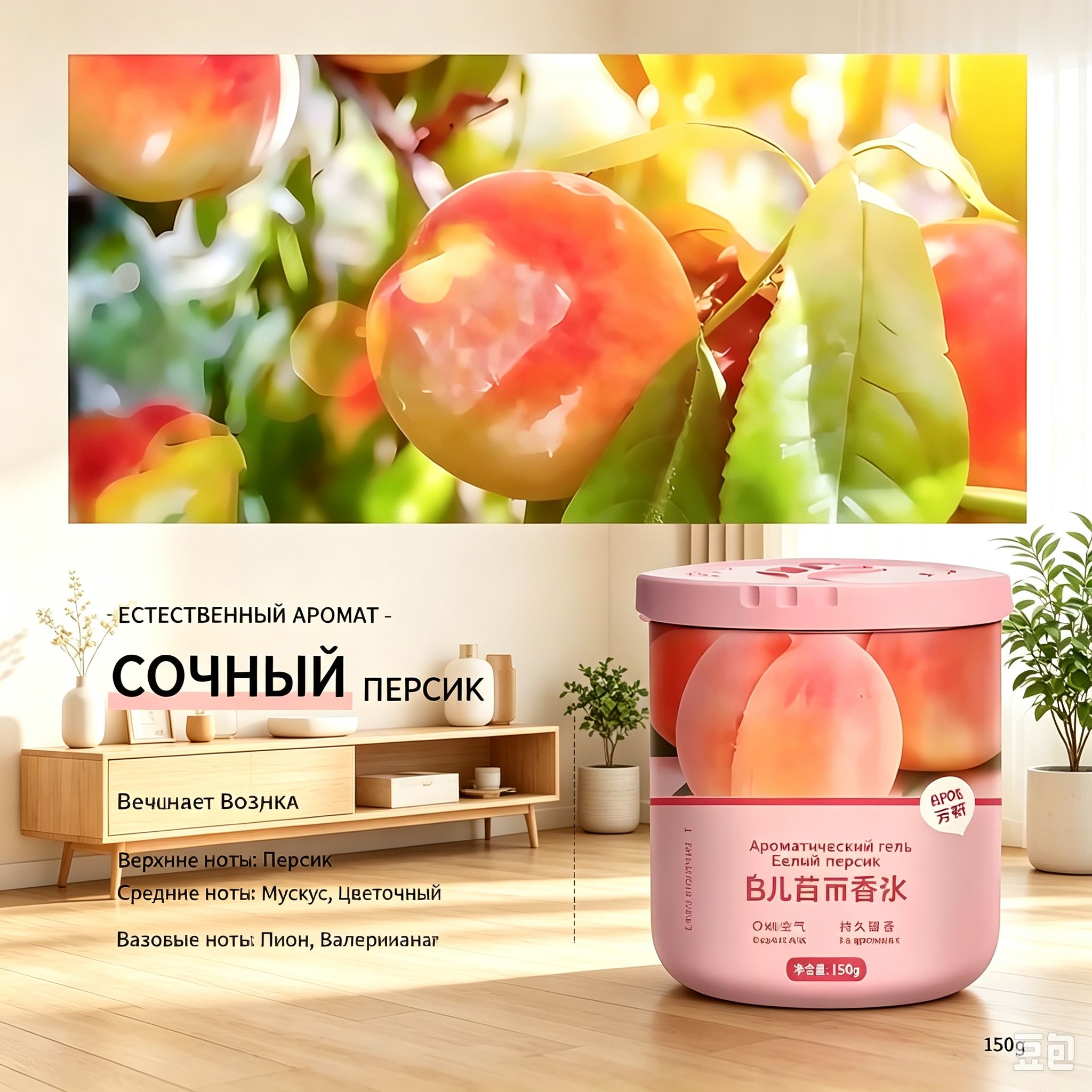 Освежитель воздуха твердый для дома и офиса Сверкающий выбор