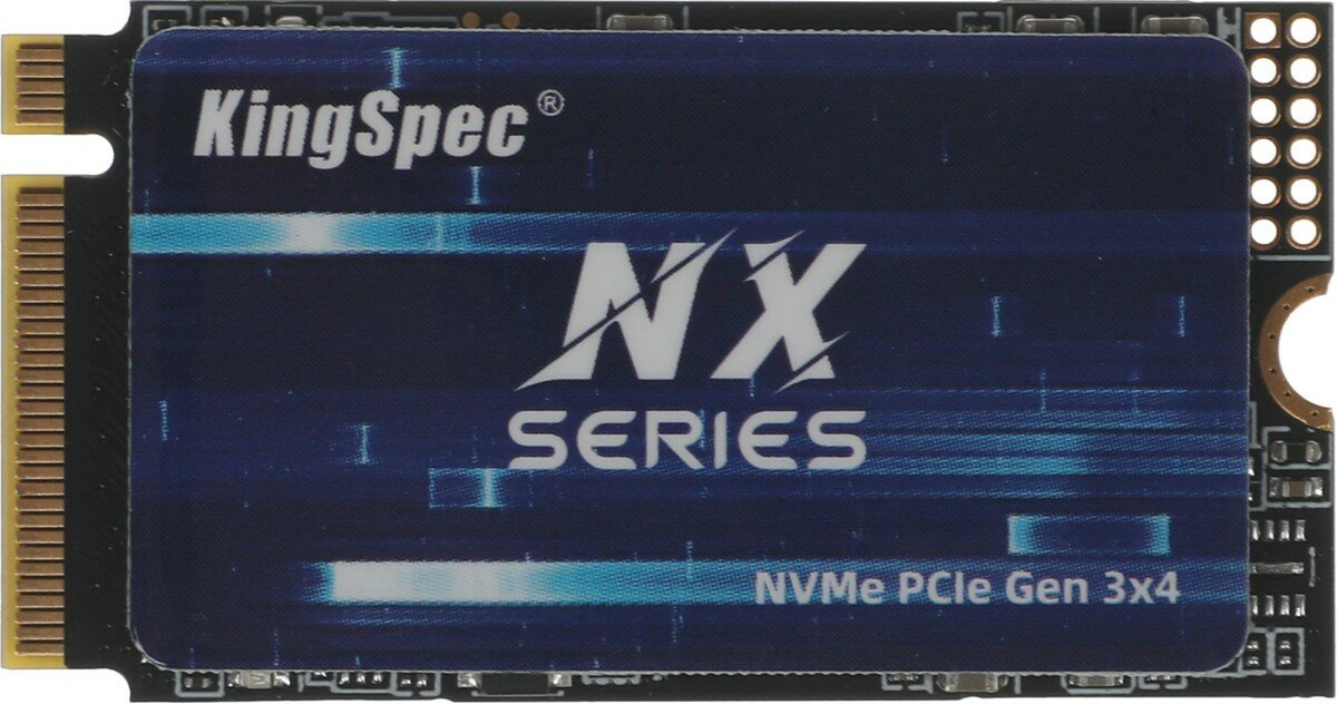 256ГБ SSD накопитель KINGSPEC NXM-256 M.2 2242, PCIe 3.0 x4, M.2