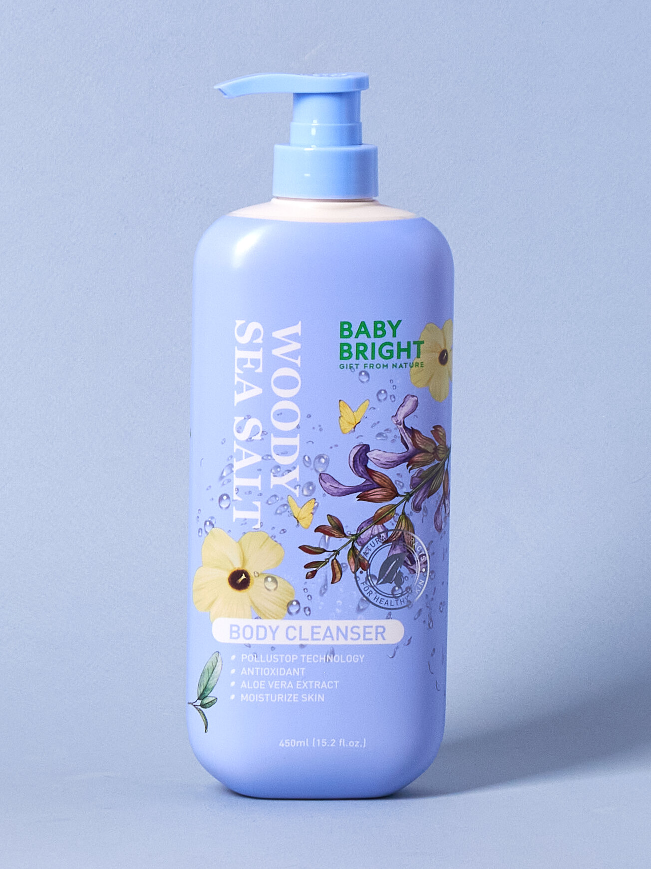 Baby Bright Гель для душа "Древесная Морская Соль" 450 мл Woody Sea Salt Body Cleanser