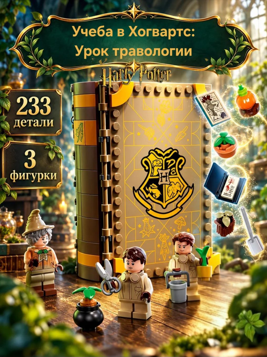 Конструктор Гарри Поттер Дом Полумны Лавгуд, 764 детали