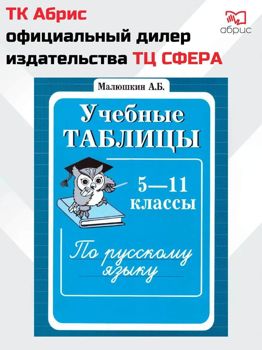 Учебные таблицы по русскому языку 5-11 классы