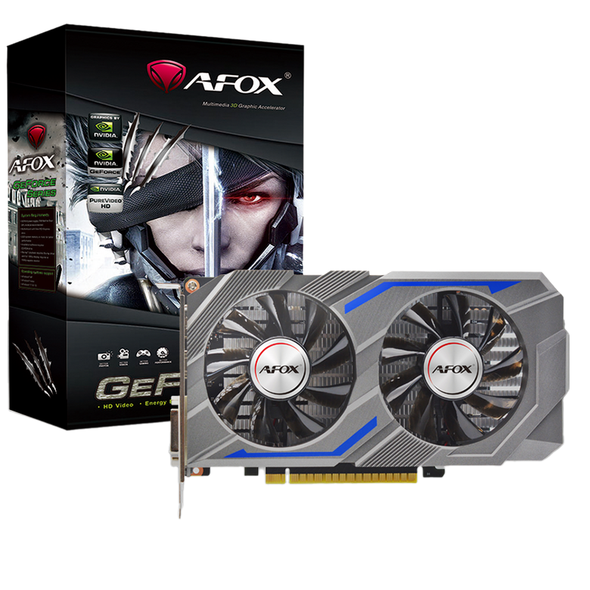 Видеокарта Afox GTX1650 SUPER GAMING 4GB GDDR6 128bit DP DVI HDMI 2FAN RTL уц-3-1