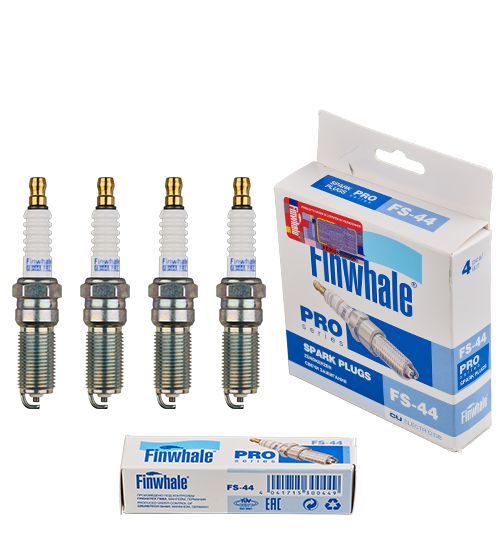 Свеча зажигания Finwhale FS44 для Ford Focus 1/2/3, C-Max, Fiesta, Fusion, Mondeo; Mazda2/3 1.4L/1.6L