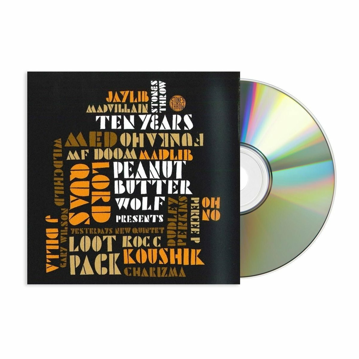Музыка CD Various - Stones Throw Ten Years (CD, CD, Compilation, 2006)