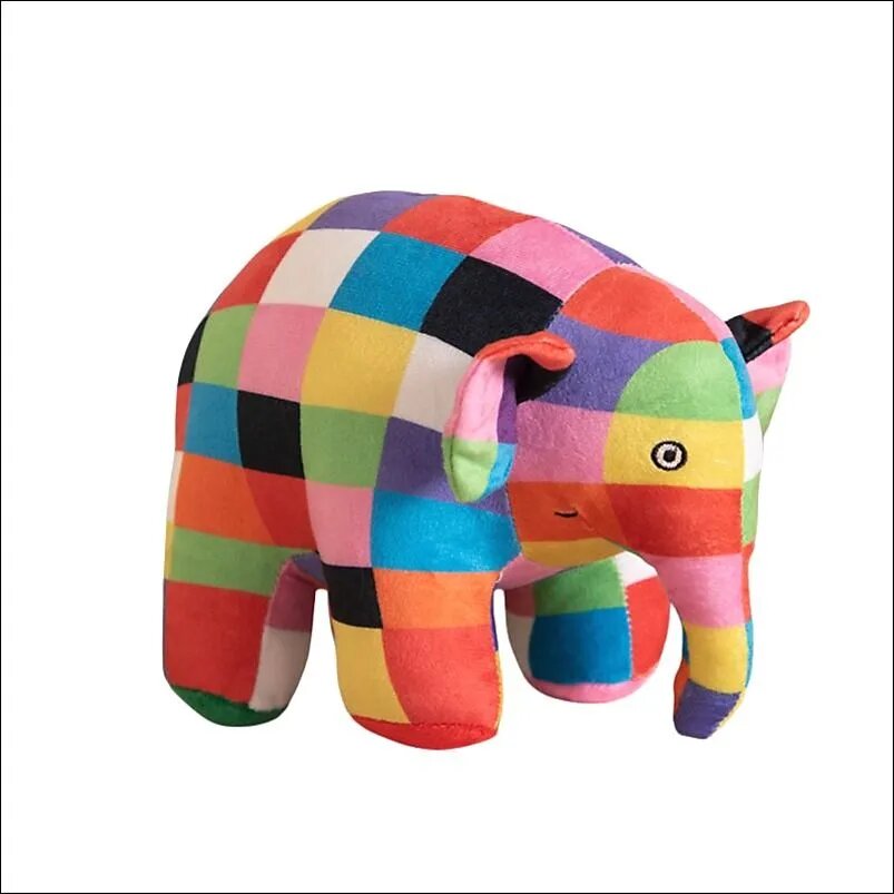 30cm Игрушка высокого качества - плюшевый слон Элмер для детей, Цветной слон Элмер