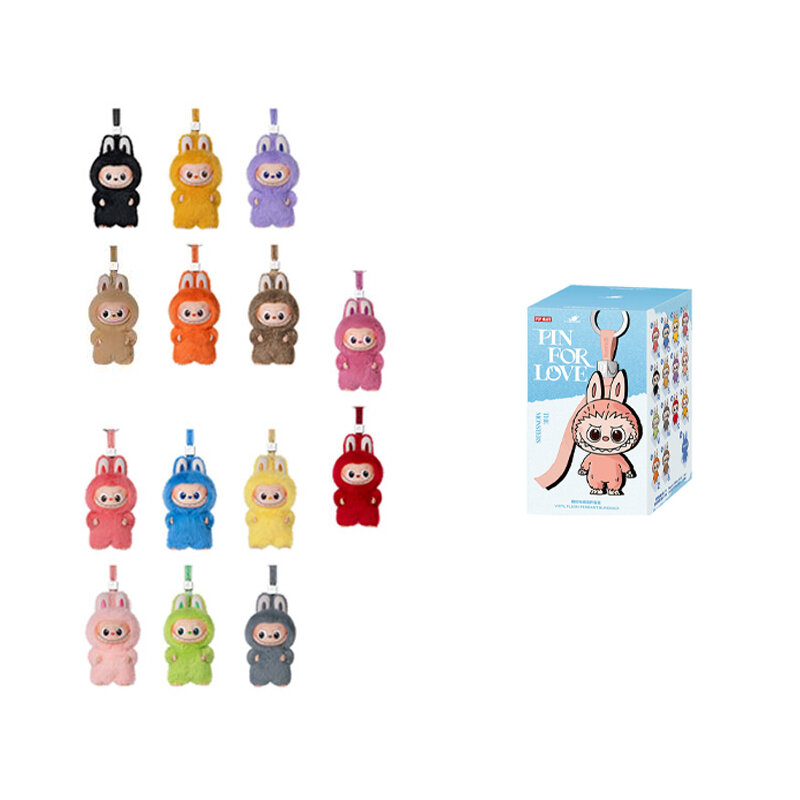 Брелок POP MART The Monsters LABUBU 4.0 Pin For Love, Single Mystery Box N-Z Style