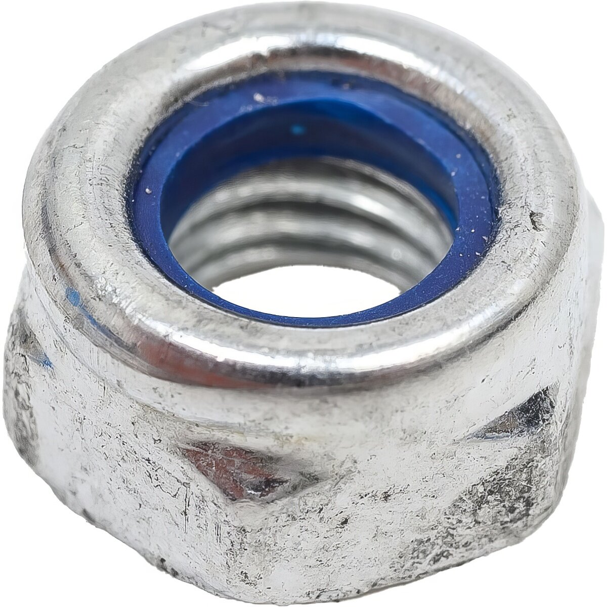 Гайка с нейлоновой вставкой STEELREX DIN 985, цинк, М6, 200 шт. 0219006000B500020064
