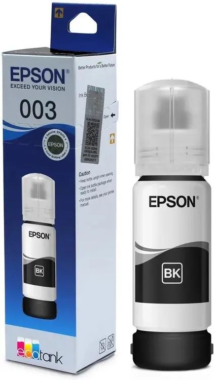 C13T00V198 Чернила Epson T003 (Asia) черный, 65 мл, 1 шт