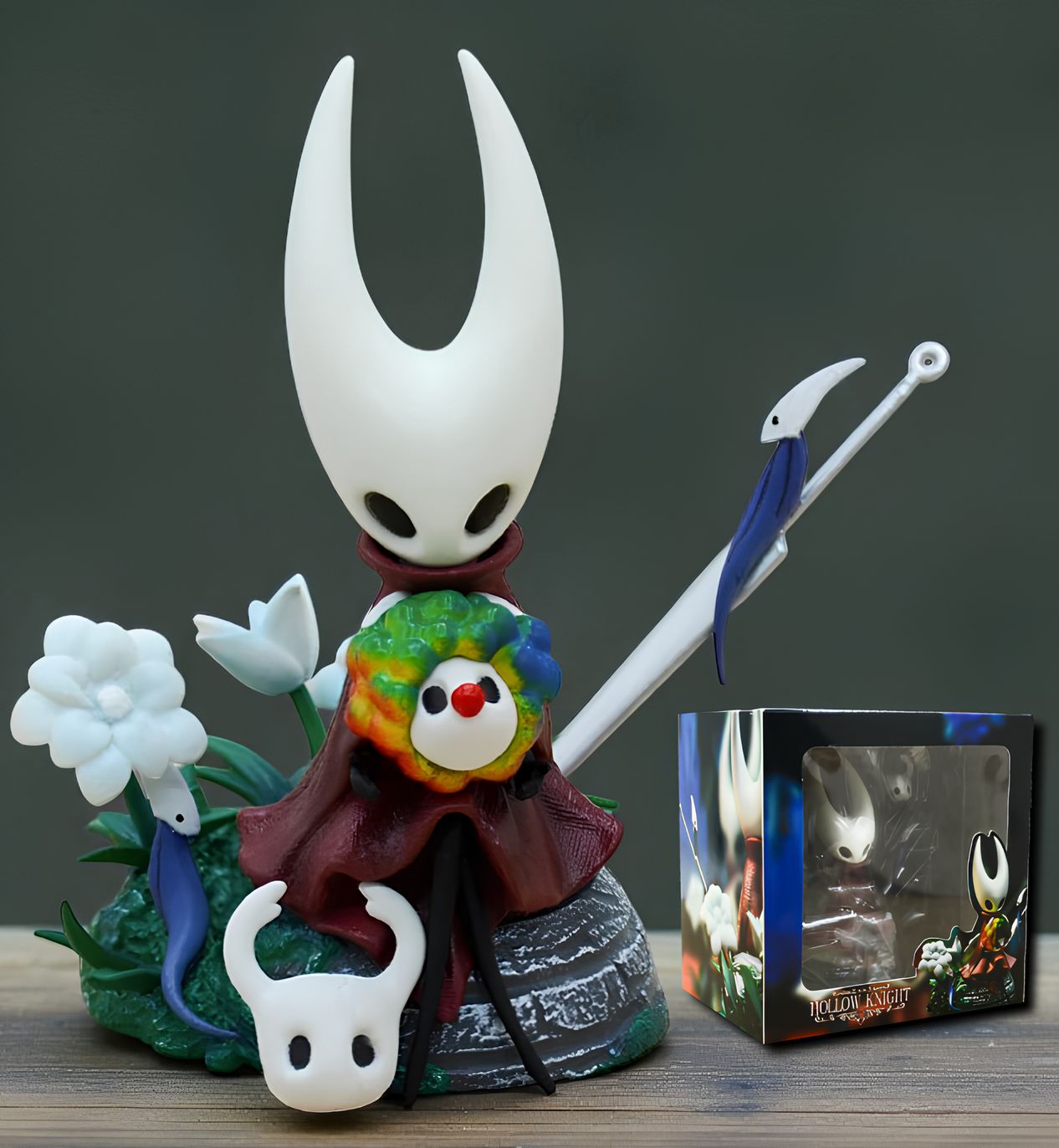 Фигурка Полый Рыцарь Хорнет таинственная принцесса-защитник руин / Hollow knight Hornet (10см)
