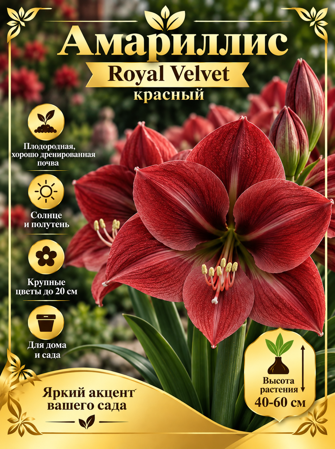 Амариллис красный Royal Velvet