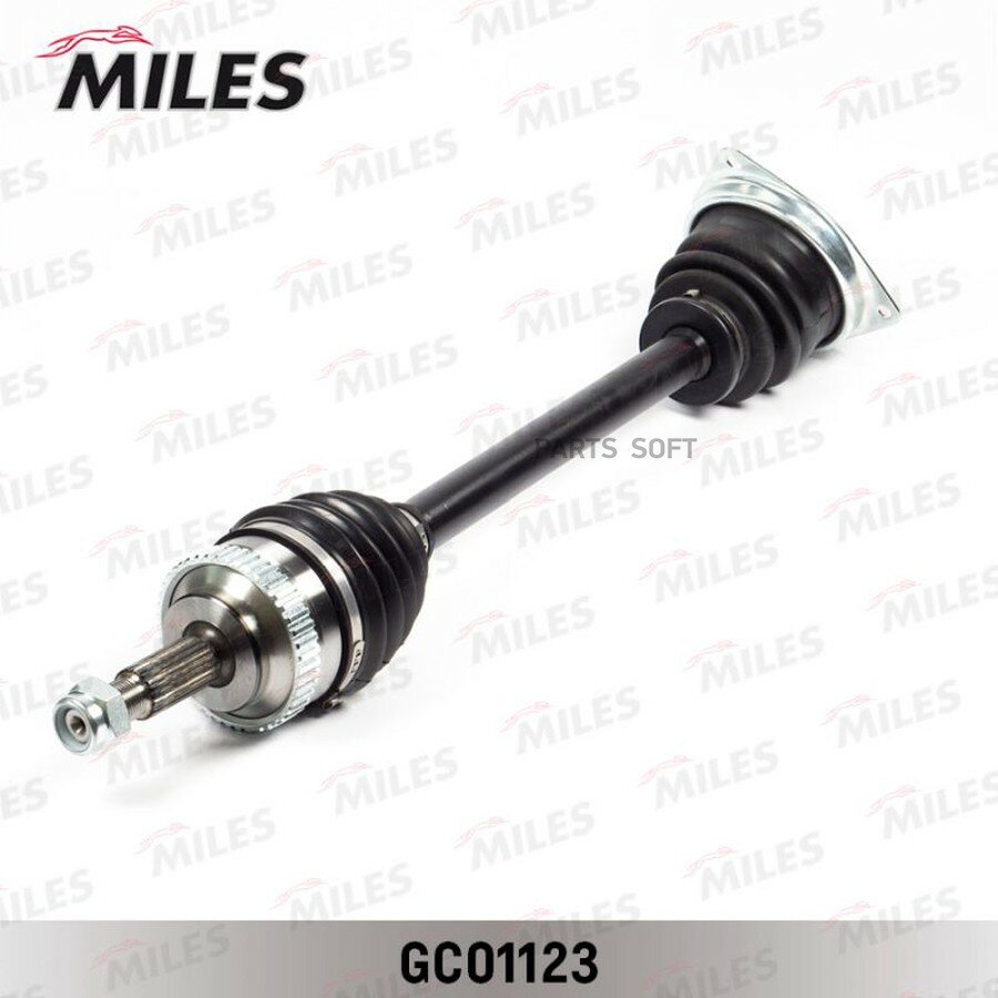 Привод в сборе лев. RENAULT MEGANE (96-03) 1.9 dCi / SCENIC (99-03) 1.6i/1.9 dTi ABS от официального дистрибьютора, MILES, артикул GC01123