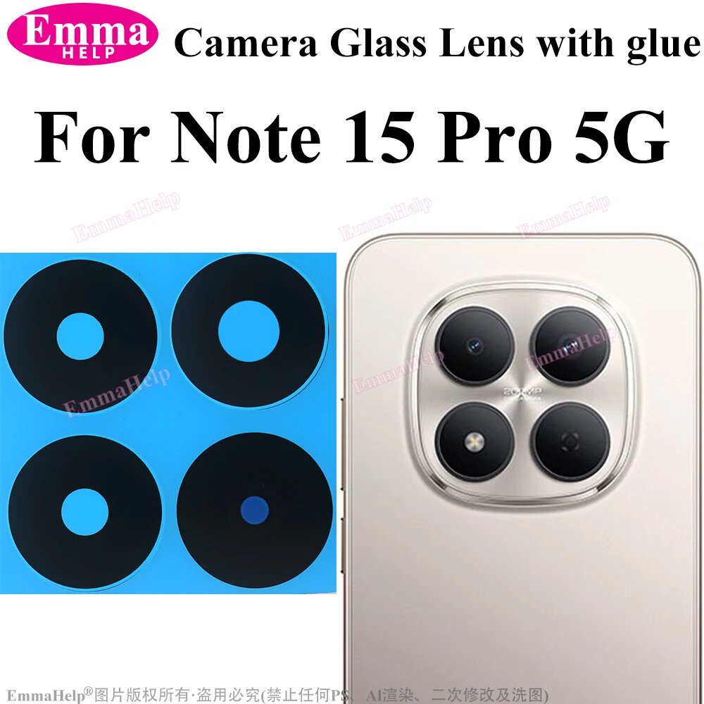 10x Стекло задней камеры для Note 15 Pro 5G