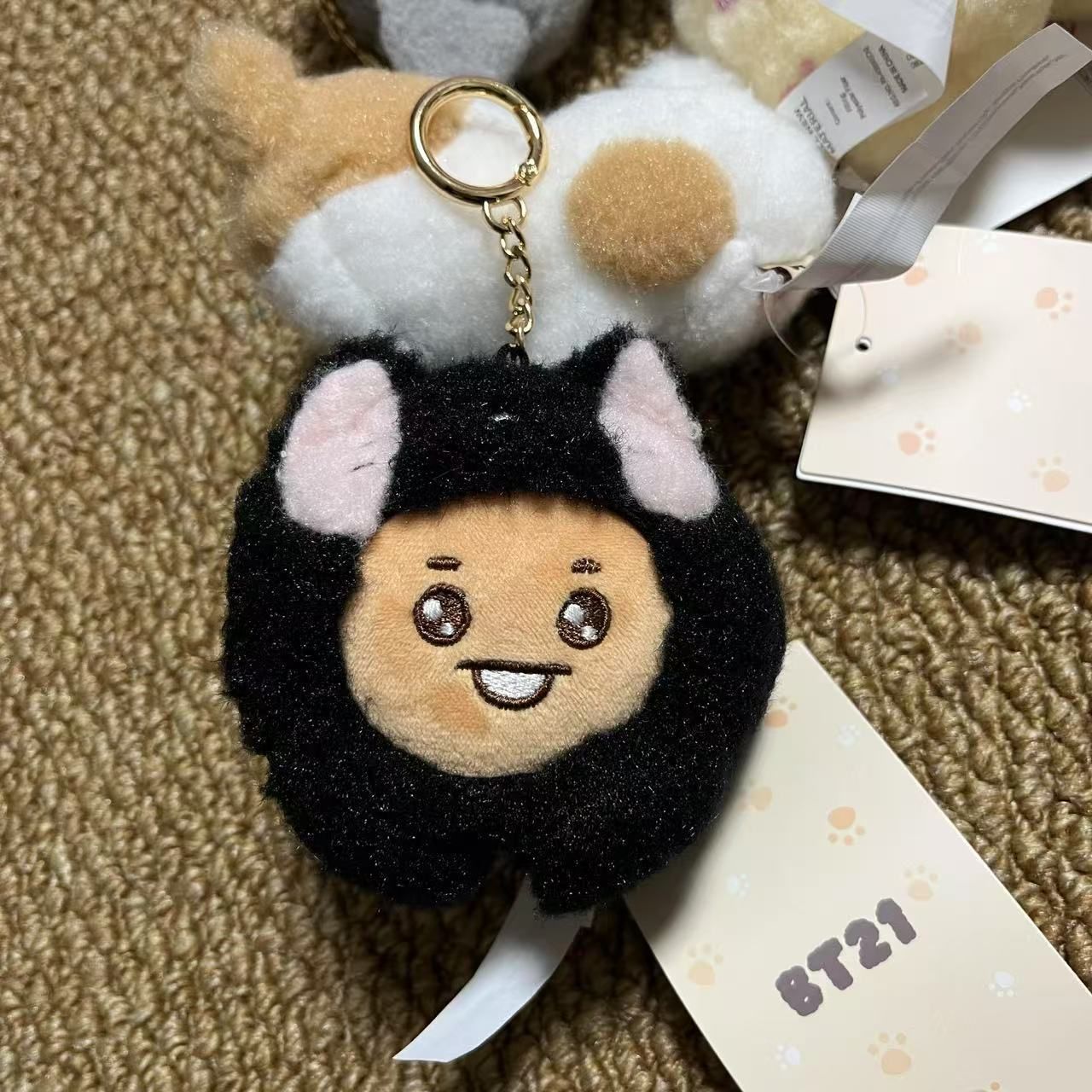 Плюшевая кукла BT21 мягкая игрушка 10x10 см для декора и подарка, Высота 10 см, Мягкий плюш, Вес 60 г