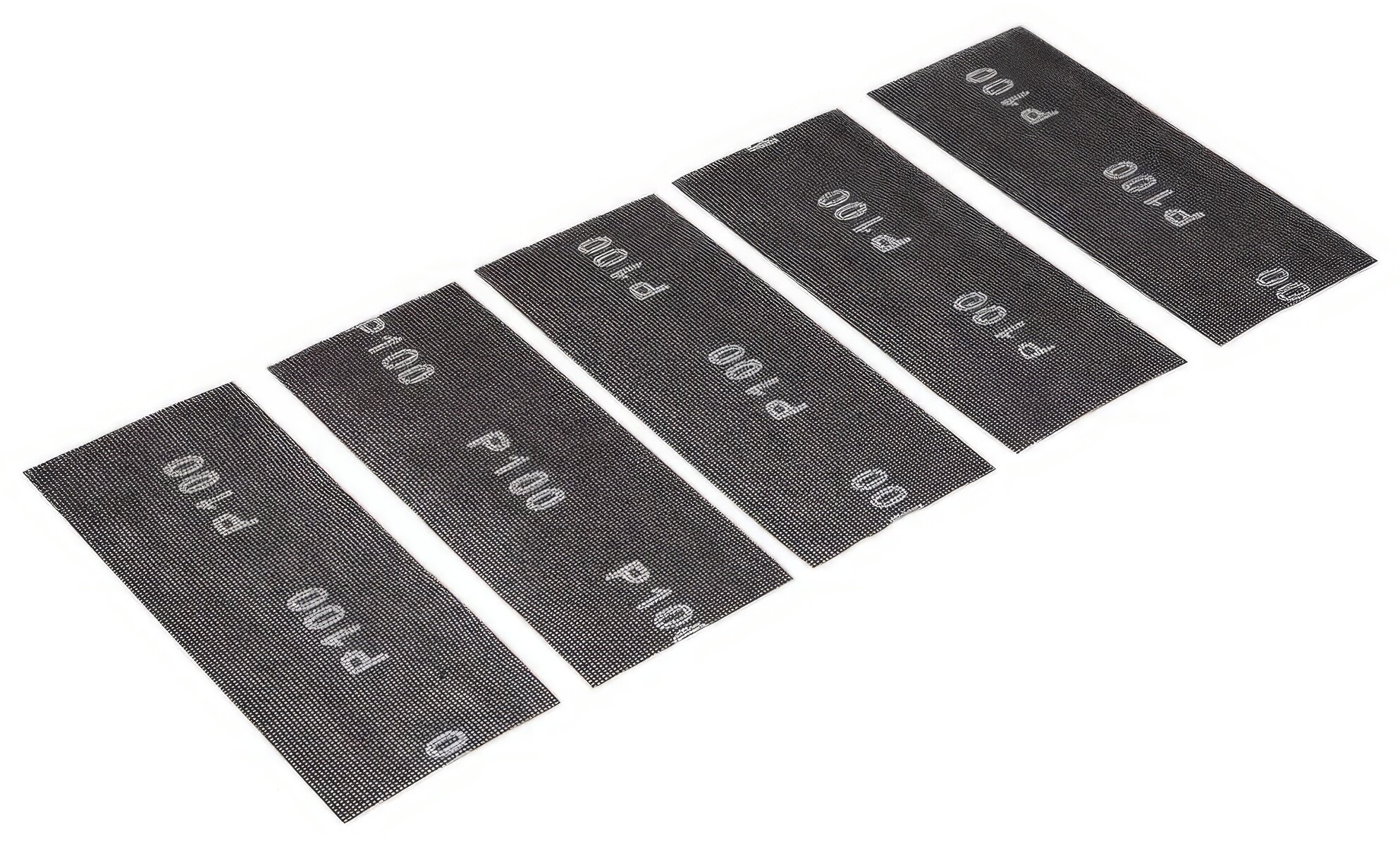 Сетка шлифовальная Сибртех 115х280 мм P100 (5 шт.)