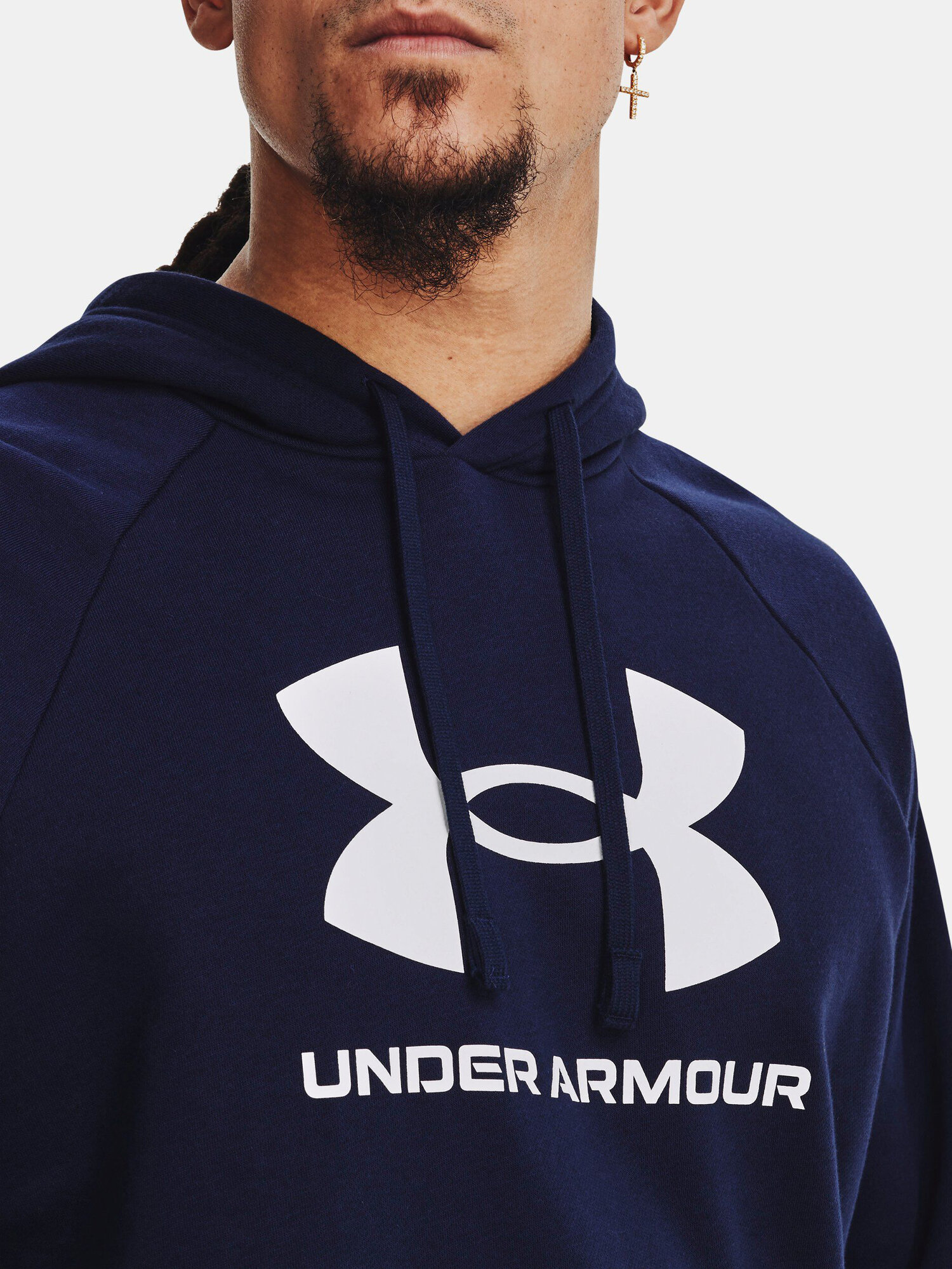 Худи Under Armour Rival, размер MD, , темно-синий — фото 1