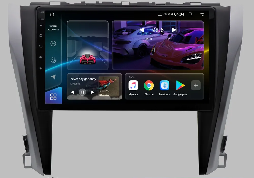 Toyota Camry V55 2015+ (8 ядер, 4/32 GB, DSP, CarPlay/AndroidAuto, кулер охлаждения ) Тойота Камри