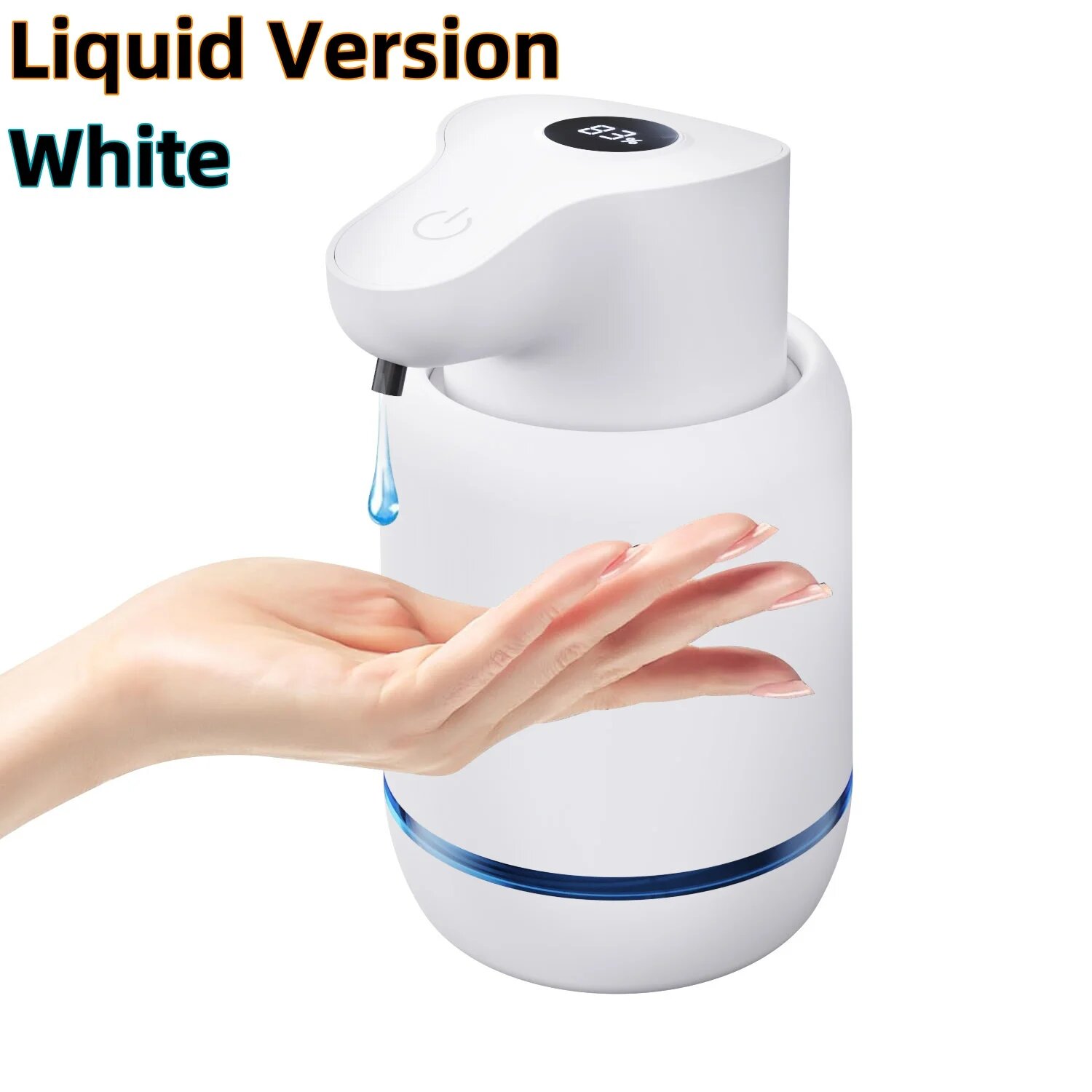 Автоматический бесступенчатый дозатор пены для мыла JPNPL Белый, Liquid White