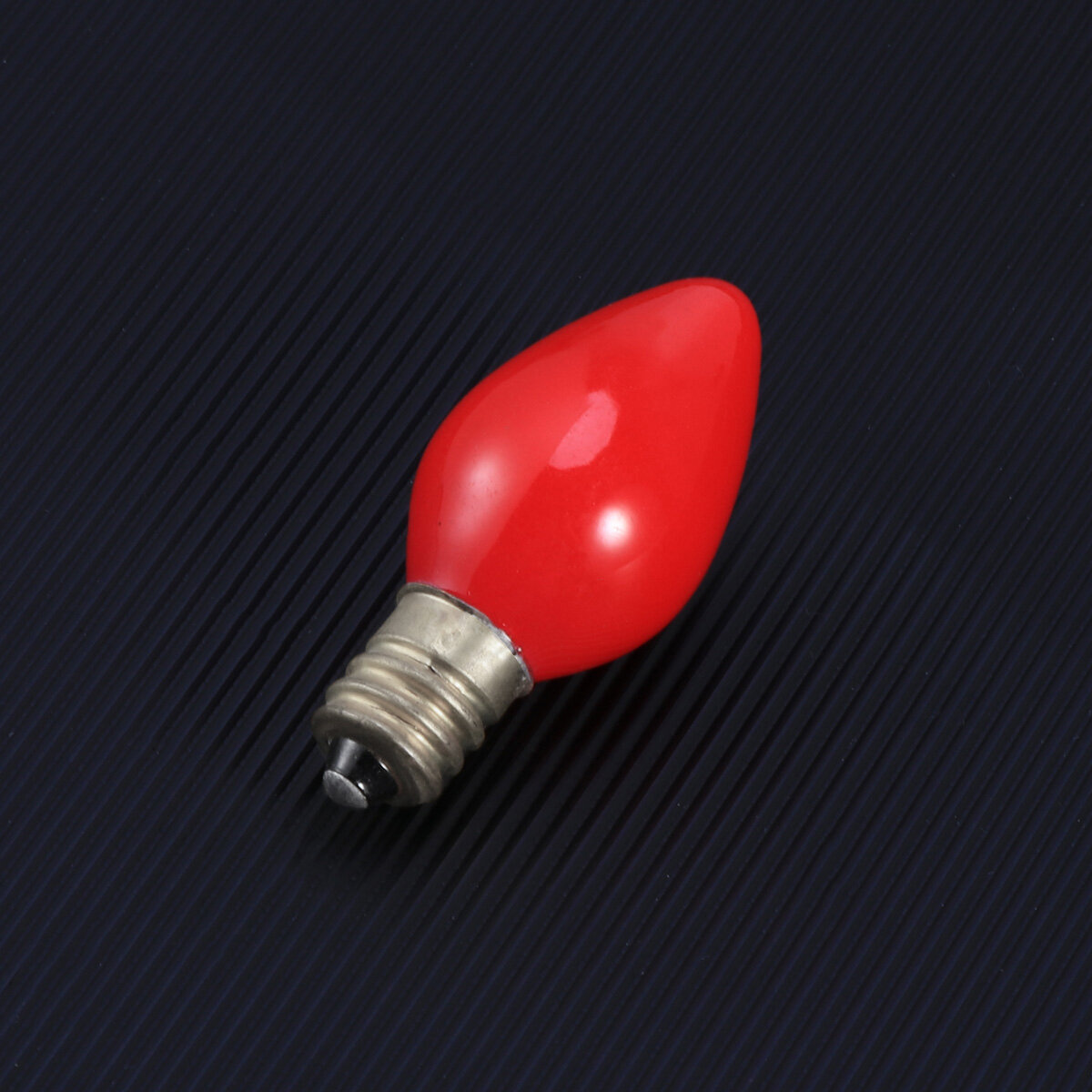 50 Шт Лампочки 120V 7W E12 Из Нержавеющей Стали Красные Размер 5.00X2.00X1.00CM