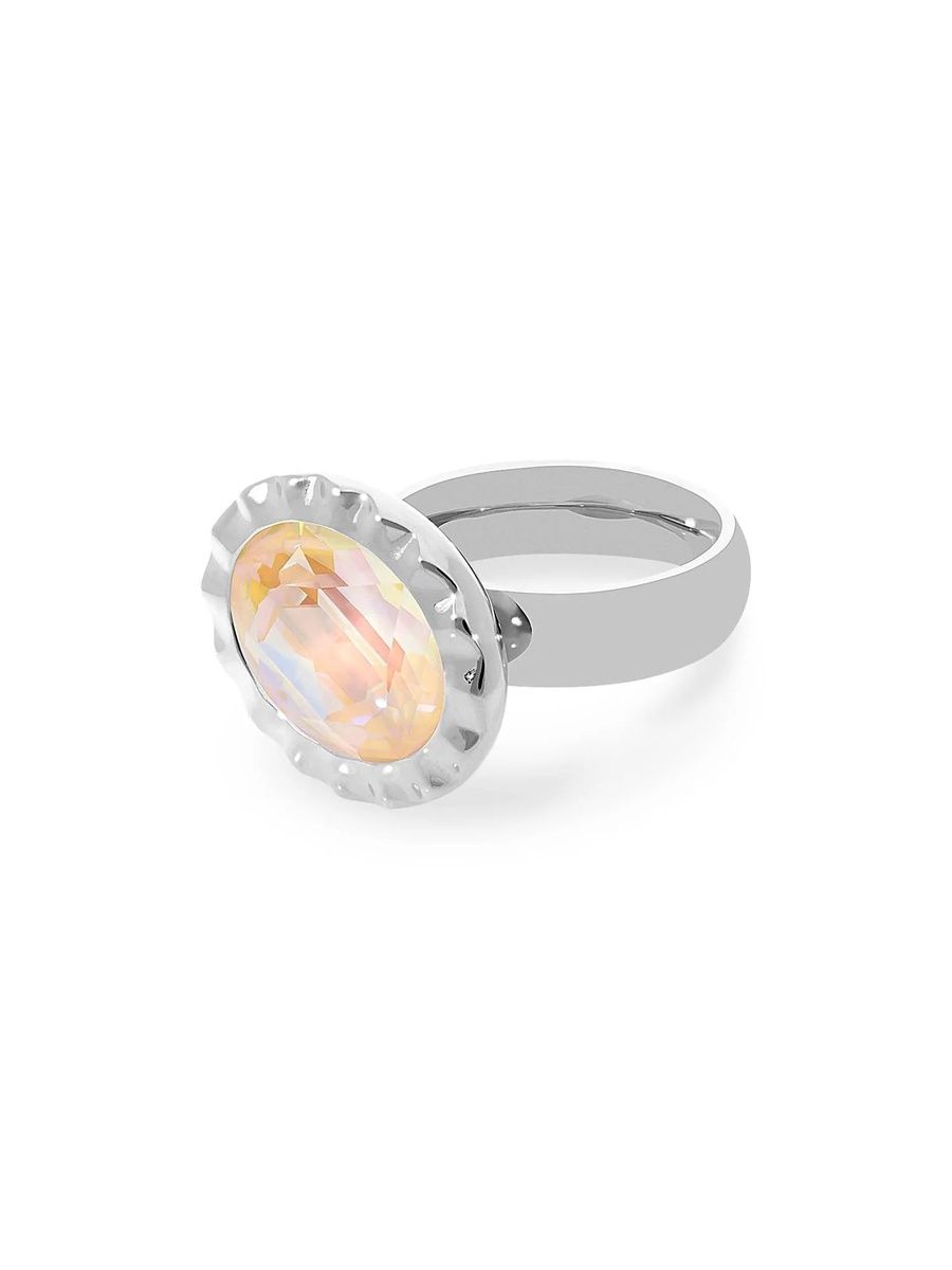 Кольцо Qudo, кристаллы Swarovski, хрусталь, кристалл