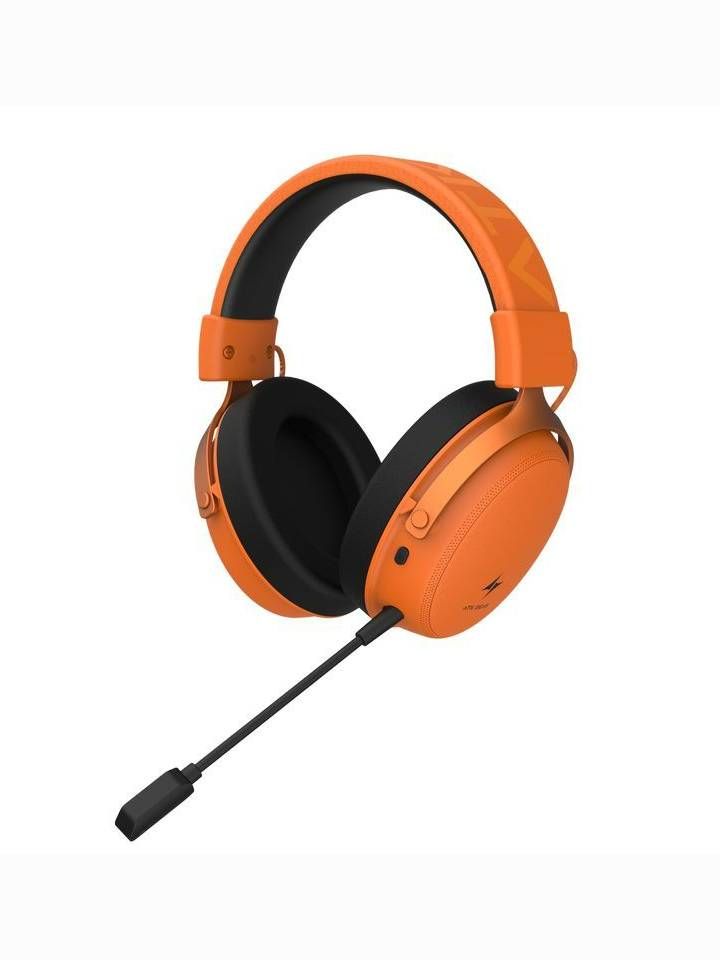 ATK Neptune N9 PRO eSports Gaming Wireless Headset USB Type-C, 3.5 мм Беспроводные полноразмерные наушники, Оранжевый