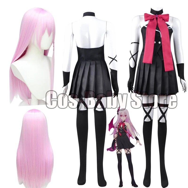 Костюм Devil JK из аниме Engage Kiss Розовый, XXL, Clothes and Wigs