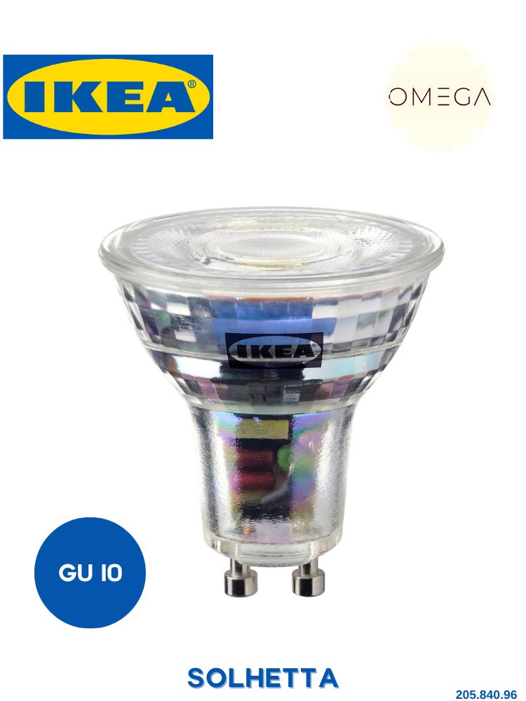 IKEA Лампочка, Цоколь: GU10, 2.5 Вт, Светодиодная, 1 шт.-