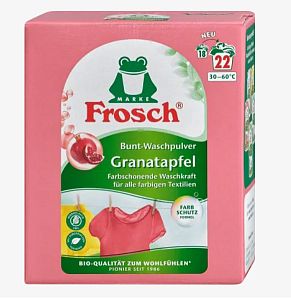 Frosch Концентрированный стиральный порошок для цветного Гранат, 1450 гр на 22 стирки