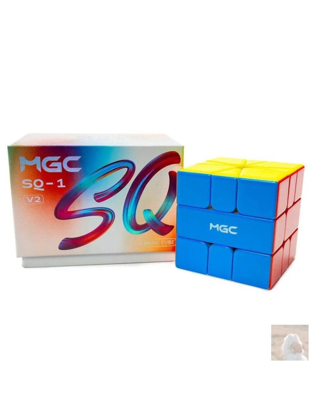 Магнитная головоломка YJ MGC Square-1 v2: скоростной скваер для детей от 7 лет