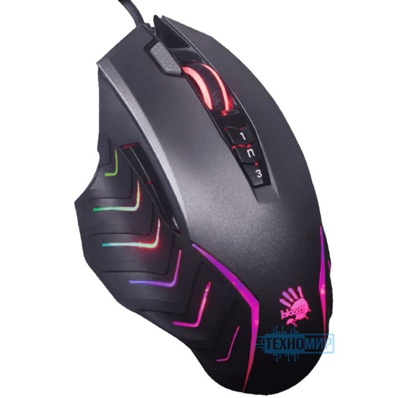 Мышь A4Tech Bloody J95S, серый