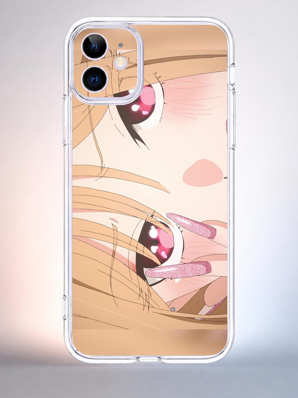 Чехол iPhone 11 Аниме девушка Y2K Indie Sleaze