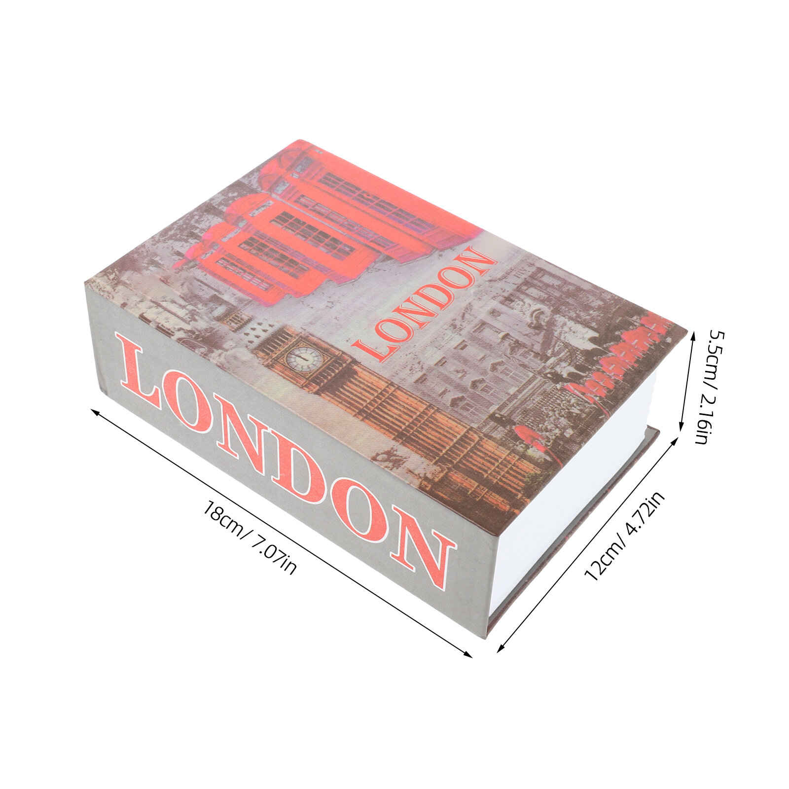 Копилка В Forme Книги Маленькая Копилка Для Монет С Замком Размер 18.00X12.00X5.50Cm