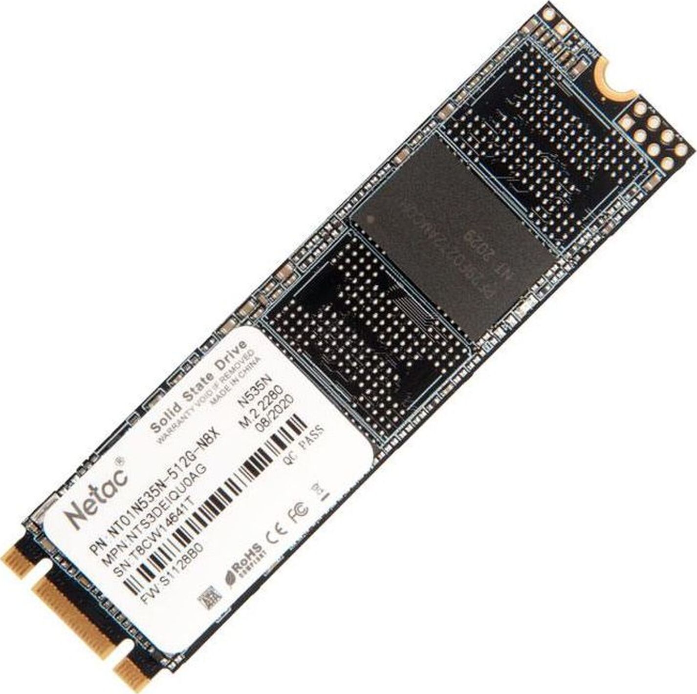 Внутренний SSD-диск 512 ГБ, M.2, SATA III 6 Гбит/с (NT01N535N-512G-N8X)