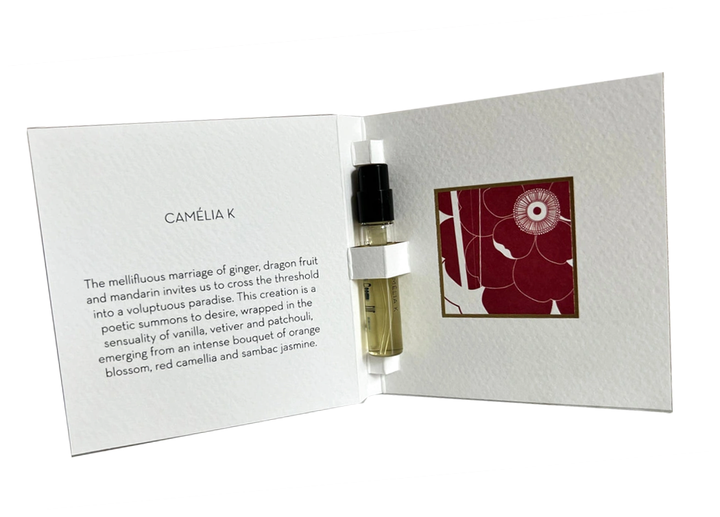 Аромат в мини-формате: Парфюмерная вода Ella K Parfums Camelia K пробник 2 / Элла К Парфюмс Камелия К миниатюра