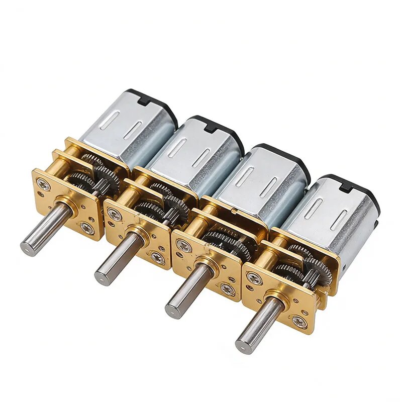 Микро-редукторный двигатель CNMAWAY GA12-N20, 3V, 5RPM, комплект из 4
