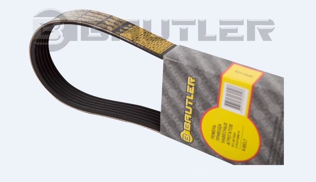 Ремень генератора ГАЗ дв. Крайслер (6PK1750) без кондиционера "BAUTLER"